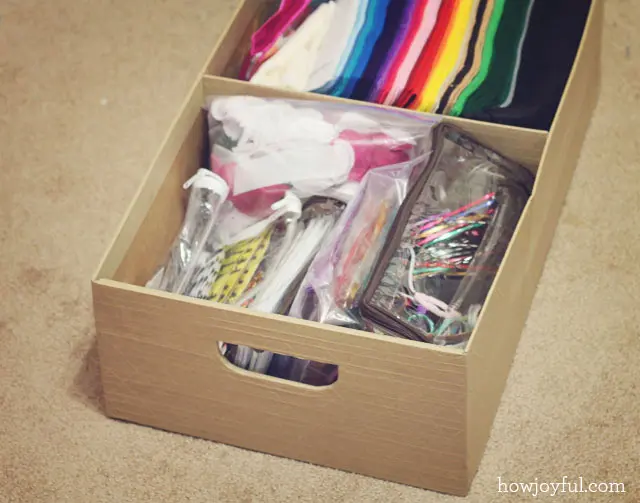 Cardboard drawers + dividers: Organizing drawers with cardboard